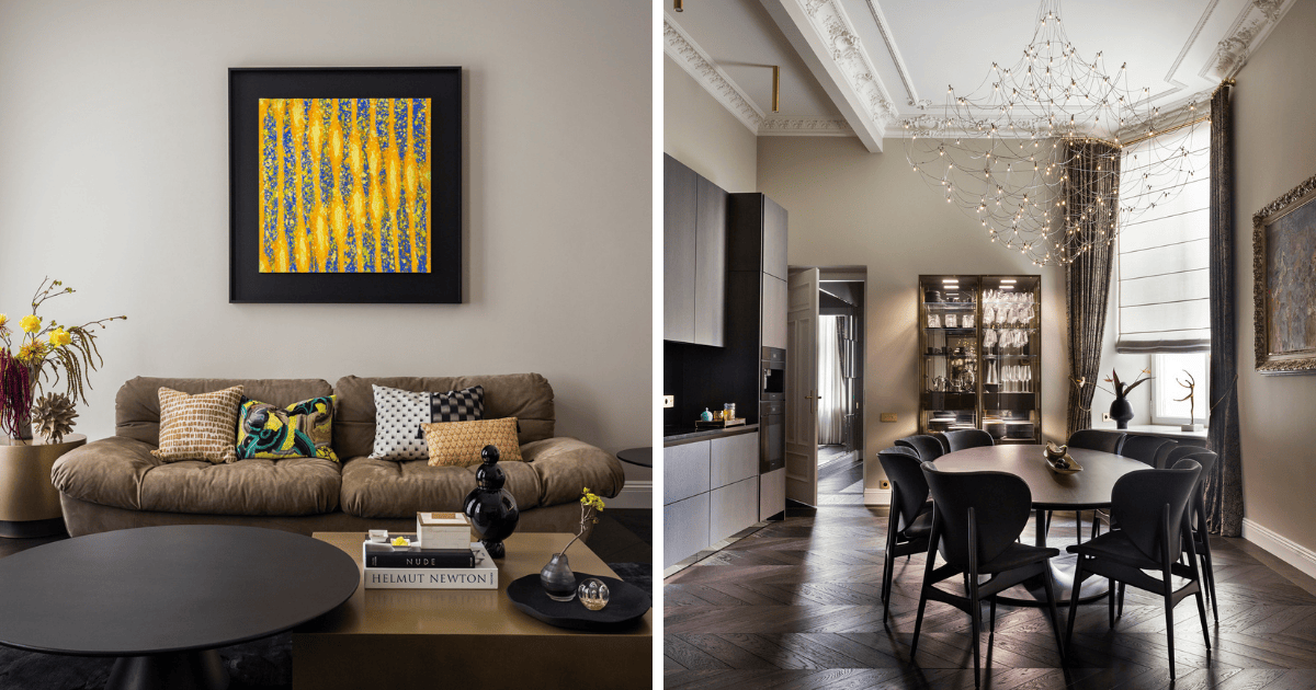 Mow.design studio zaprojektowało apartament przy Foksal 13/15