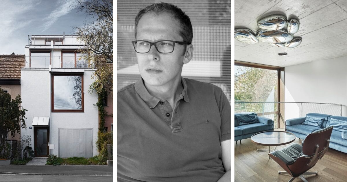 Architekt Piotr Brzoza i jego dom w Bazylei